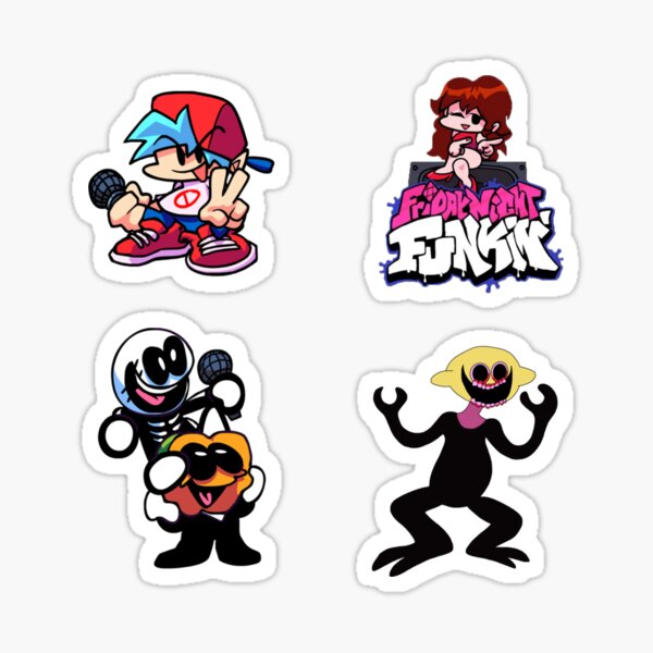 "Friday Night Funkin sticker collection" Sticker for Sale by arlineshop ...