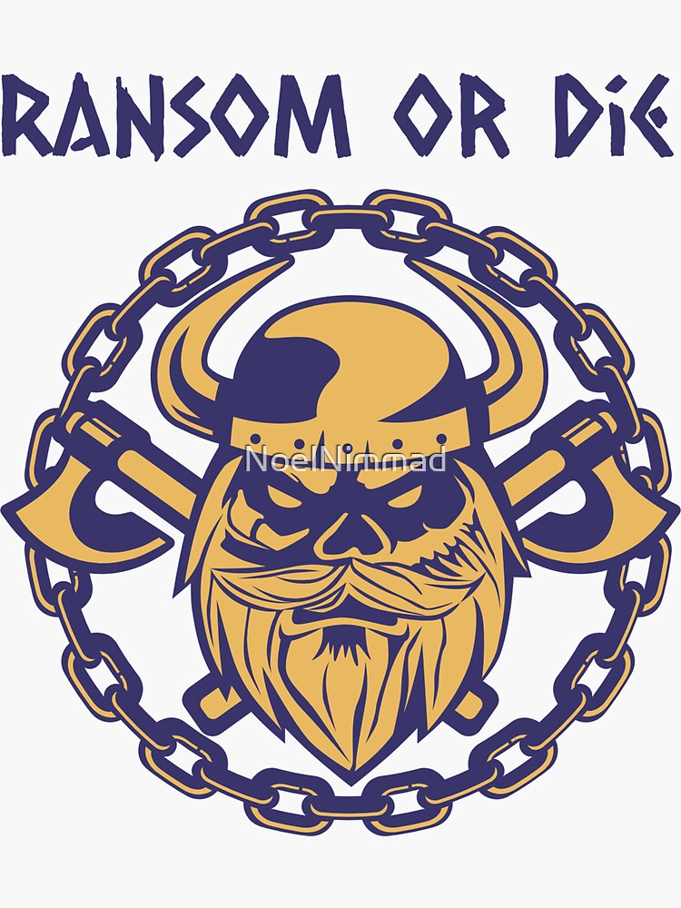 "Viking Warrior - Ransomware" Sticker for Sale by NoelNimmad | Redbubble