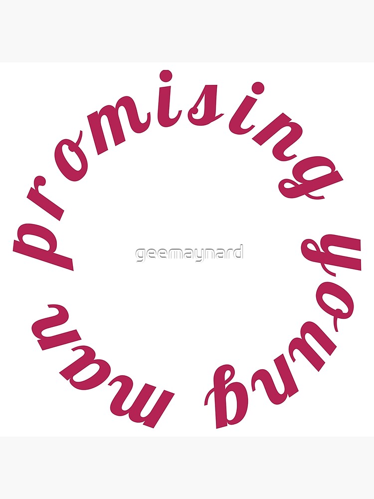 "Promising Young Man" Poster by geemaynard | Redbubble