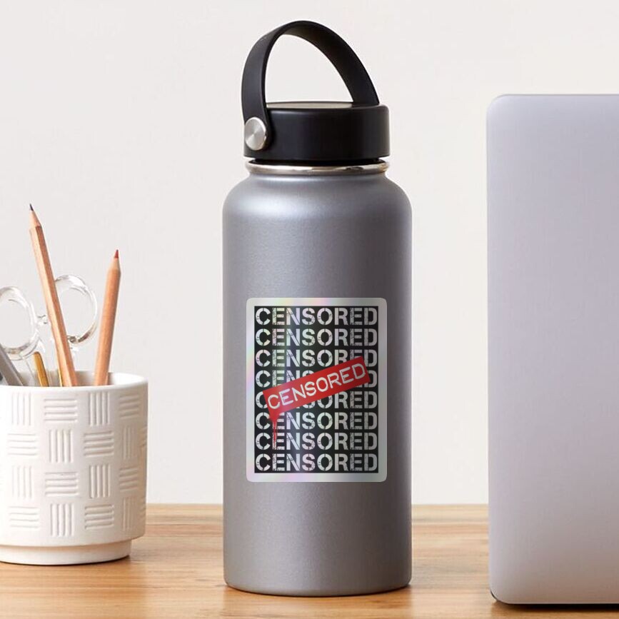 "Censored" Sticker for Sale by surreal77 | Redbubble