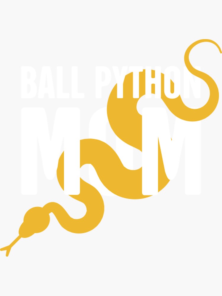 "Ball Python Mom" Sticker for Sale by LeraDavis | Redbubble