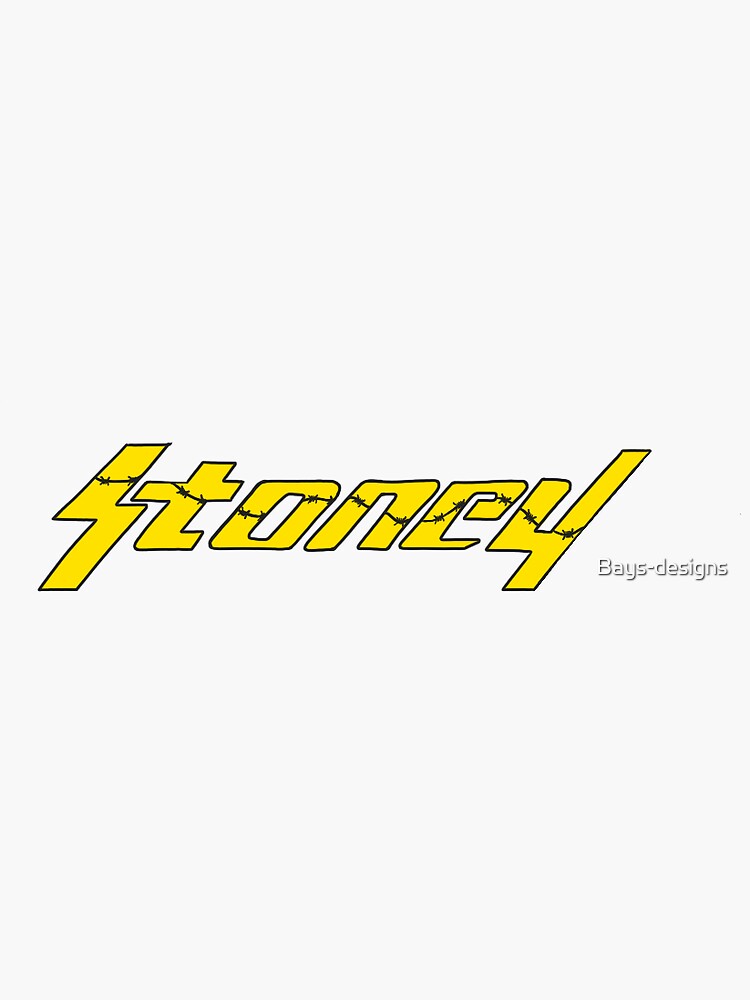 "Post Malone Stoney " Sticker for Sale by Bays-designs | Redbubble