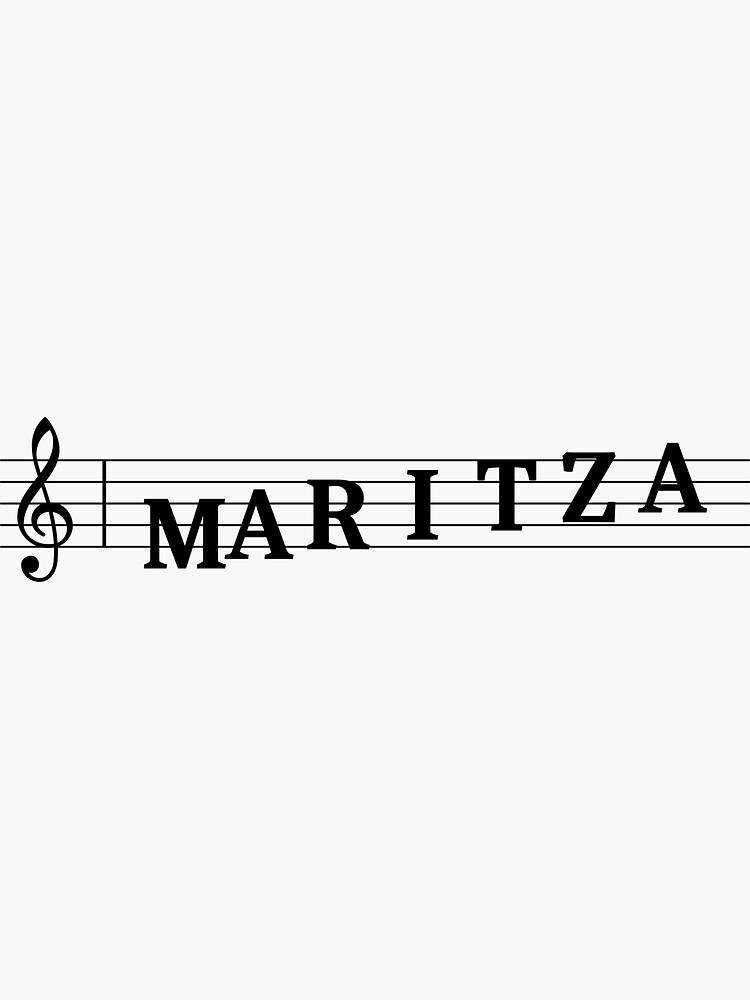 "Name Maritza" Sticker for Sale by gulden | Redbubble