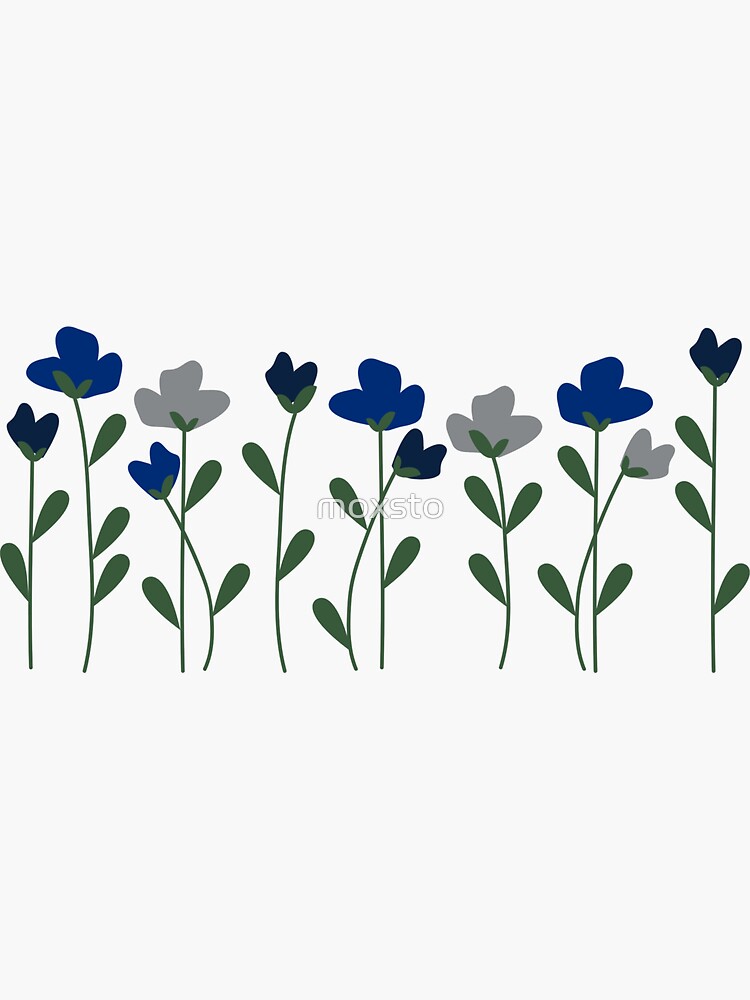 "Royal Blue & Gray Flowers - Christopher Newport University Colors ...