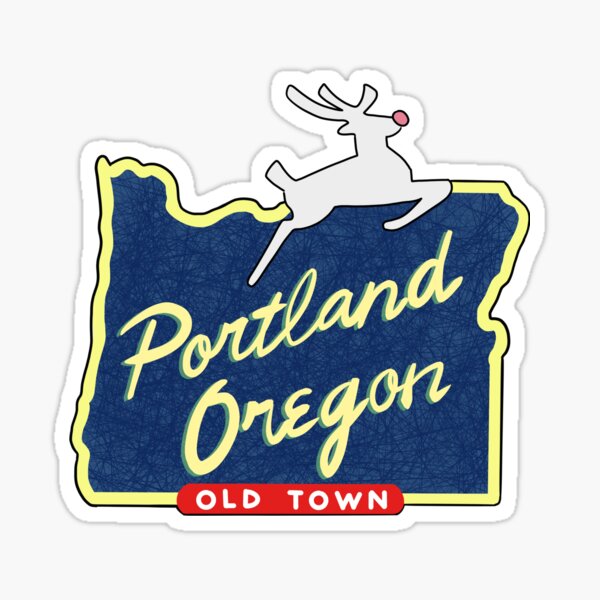 "Portland Oregon Sign" Sticker for Sale by aliciaramones | Redbubble