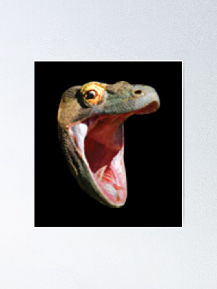 "PogChamp KomodoHype Emote" Poster by SimplyNewDesign | Redbubble