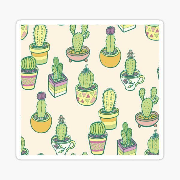"Cacti" Sticker by meganbxiley | Redbubble