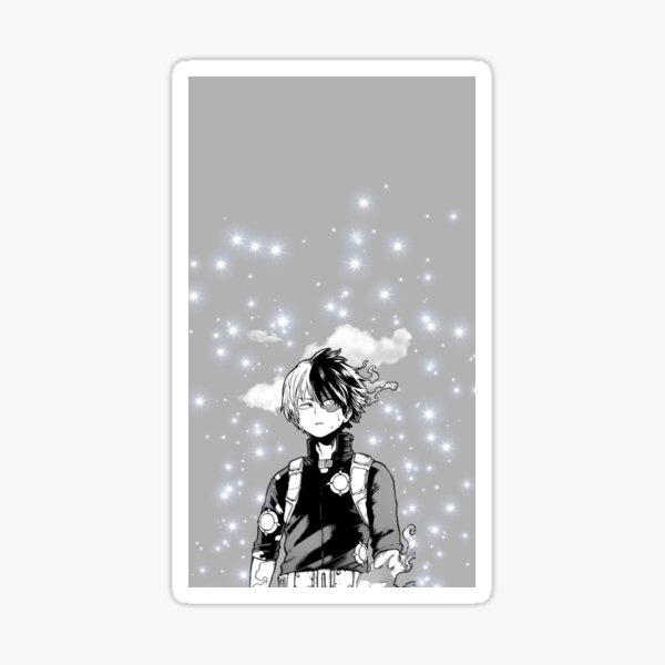 "shoto todoroki" Sticker by JordzArt | Redbubble