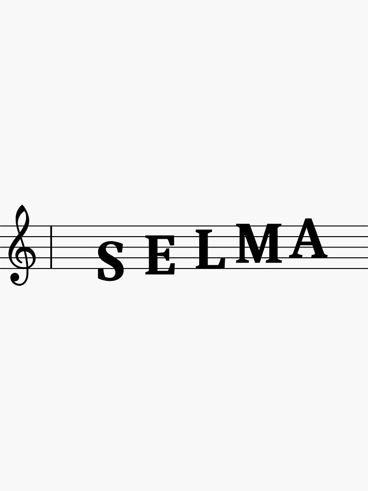 "Name Selma" Sticker by gulden | Redbubble