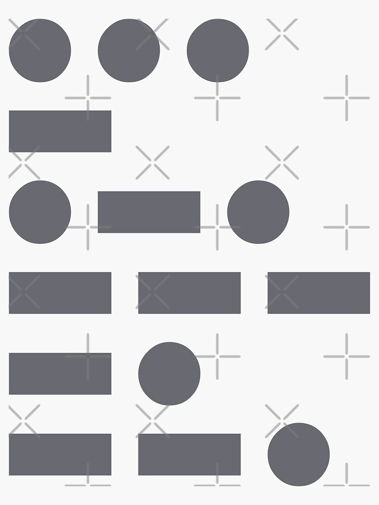 "Strong - Morse code" Sticker for Sale by FitnessDesign | Redbubble