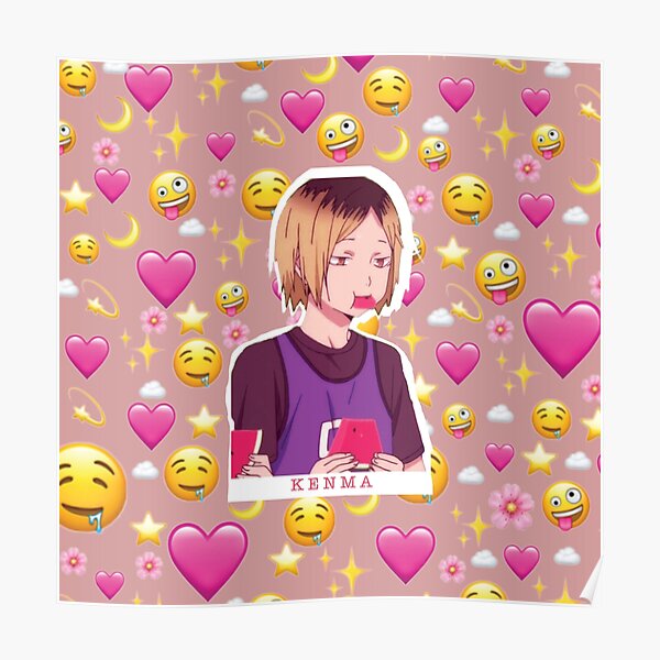 "KENMA EATING WATERMELON" Poster for Sale by Jeannina | Redbubble