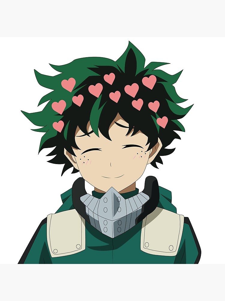 Póster «Izuku Midoriya - Deku (Pink Heart)» de Kura97 | Redbubble
