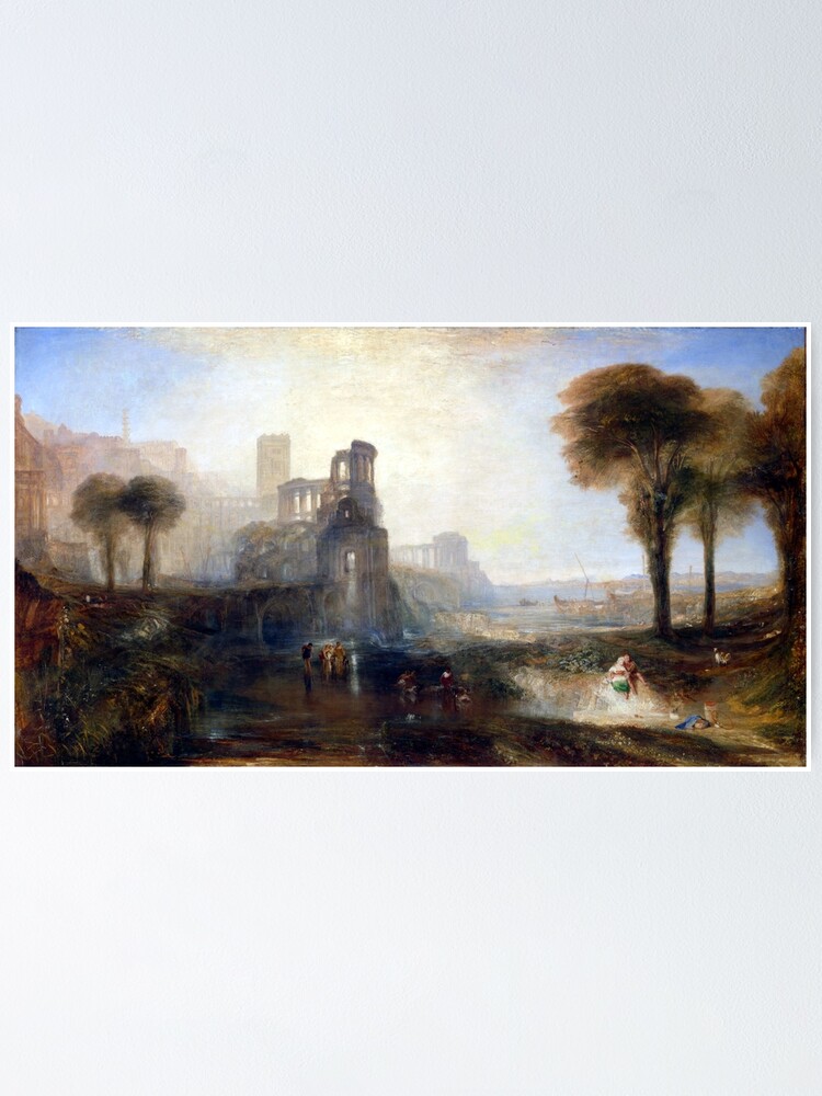 "Joseph Mallord William Turner Caligula's Palace and Bridge" Poster by ...