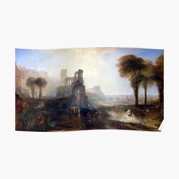 "Joseph Mallord William Turner Caligula's Palace and Bridge" Poster by ...