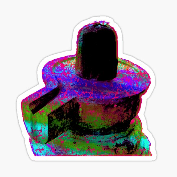 "The Shivling's aura" Sticker for Sale by indusdreaming | Redbubble