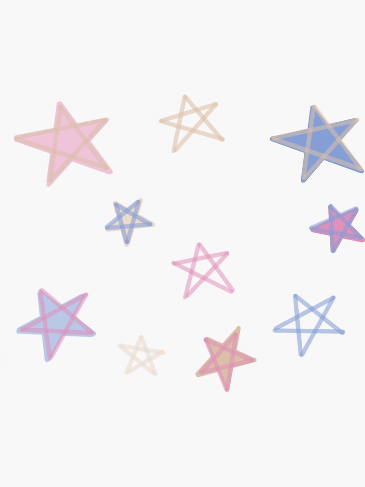 "Little Stars Sticker" Sticker by Chameleon28 | Redbubble