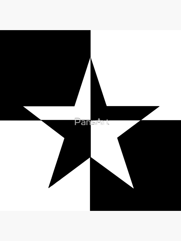 "Checkered Star Pattern" Sticker by PansArt | Redbubble