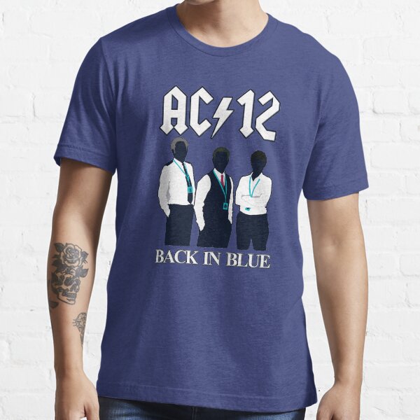 "AC12 - Back in Blue" T-shirt for Sale by wheresado | Redbubble | line ...
