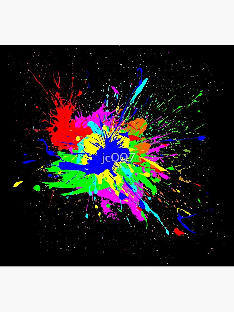 "Paint Splatter" Poster for Sale by jc007 | Redbubble