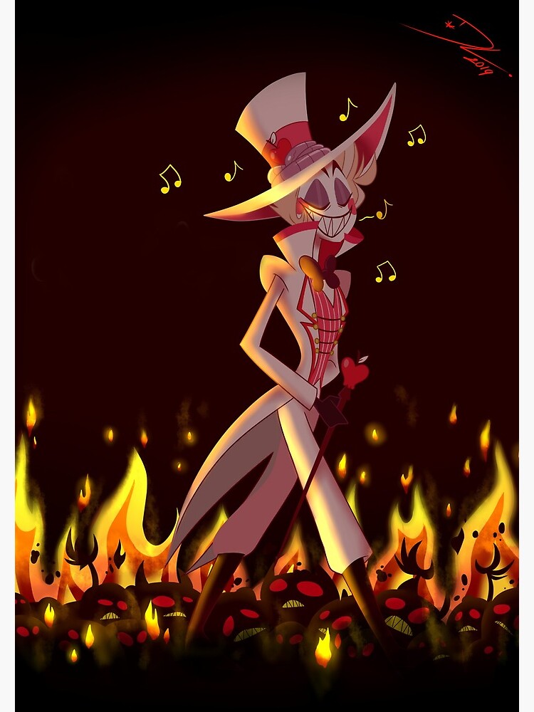 "hazbin hotel lucifer" Spiral Notebook by Luckychan34 | Redbubble