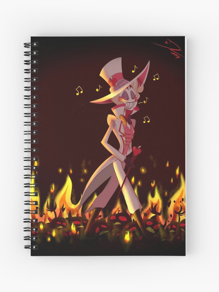 "hazbin hotel lucifer" Spiral Notebook by Luckychan34 | Redbubble