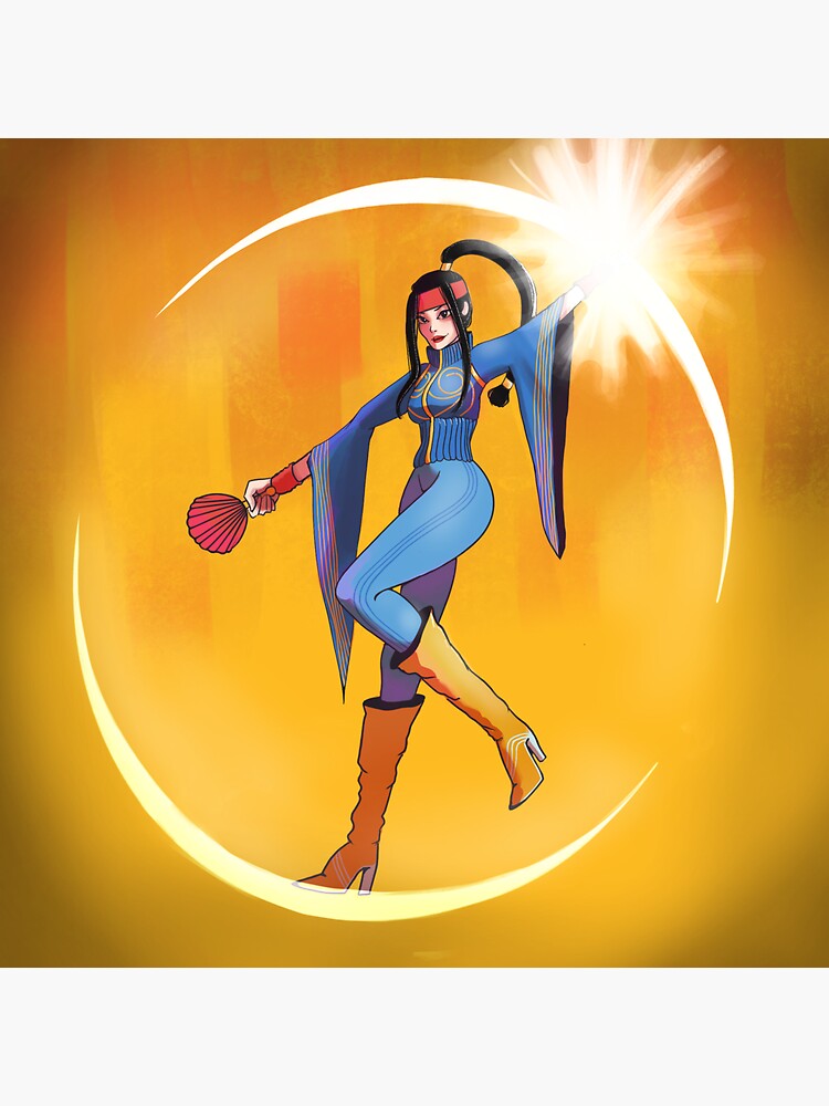 "chang'e from over the moon" Sticker for Sale by kiwipeas | Redbubble