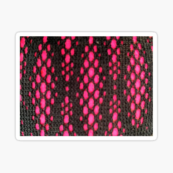 "Punk Pink & Black Texture" Sticker by SarahEmilyArt | Redbubble