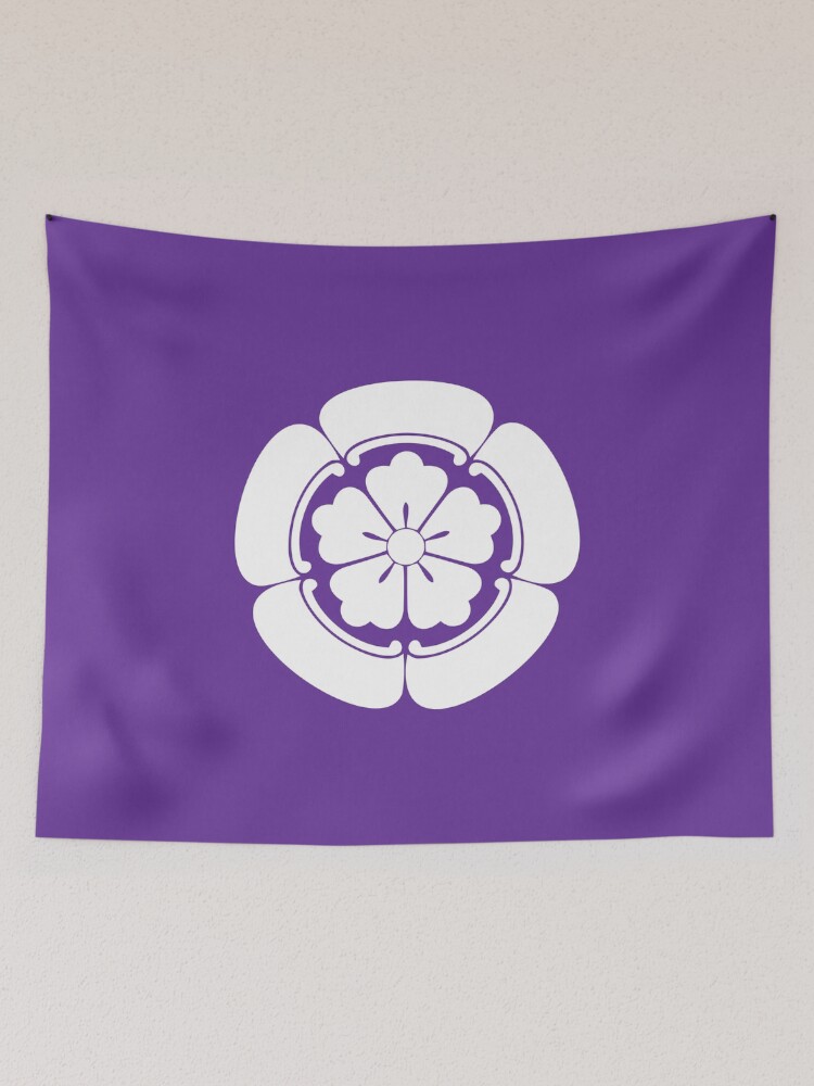 "Oda Clan Kamon/Mon White/Purple" Tapestry for Sale by JollyImp | Redbubble