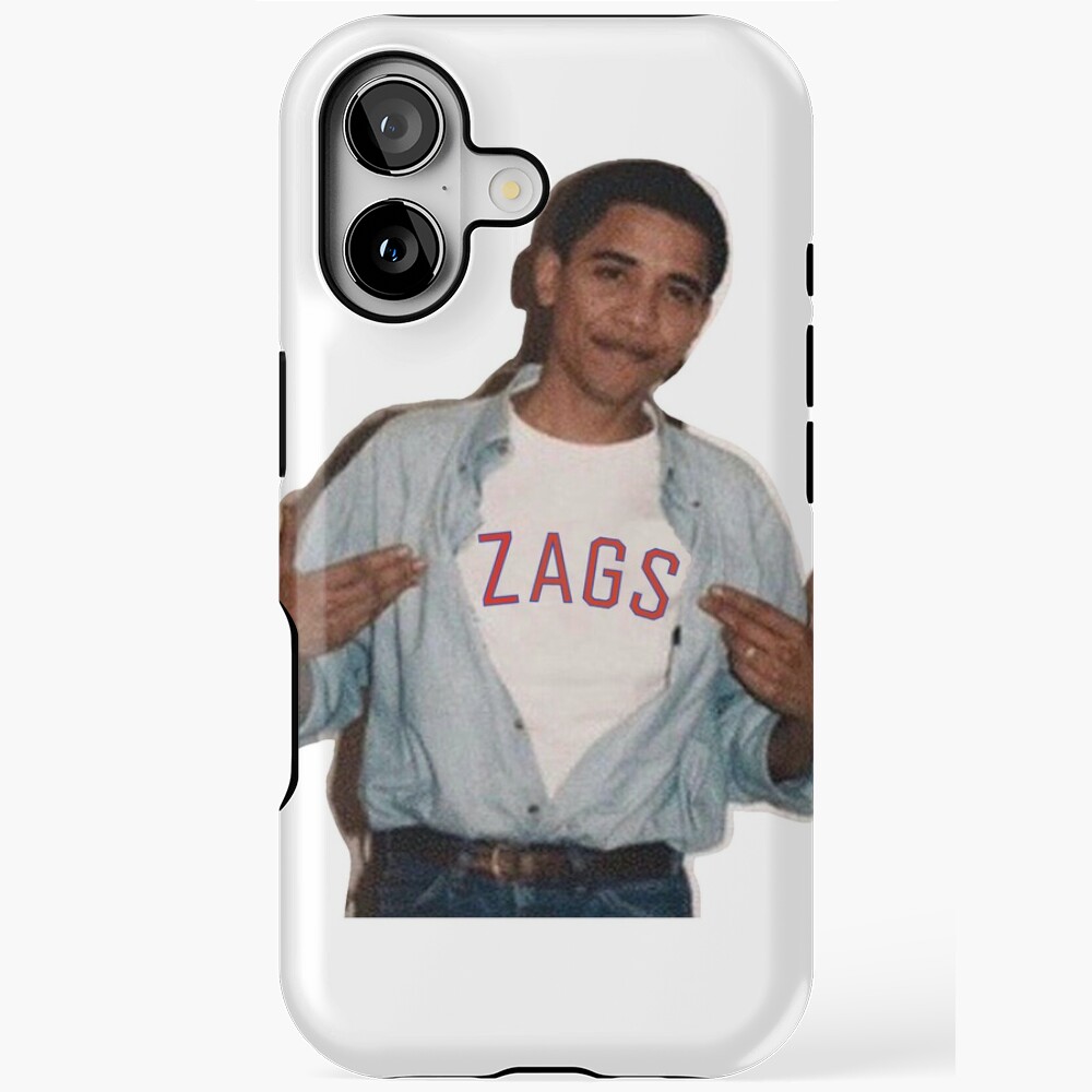 "Young Obama says go zags- Gonzaga University Bulldogs" Sticker for ...