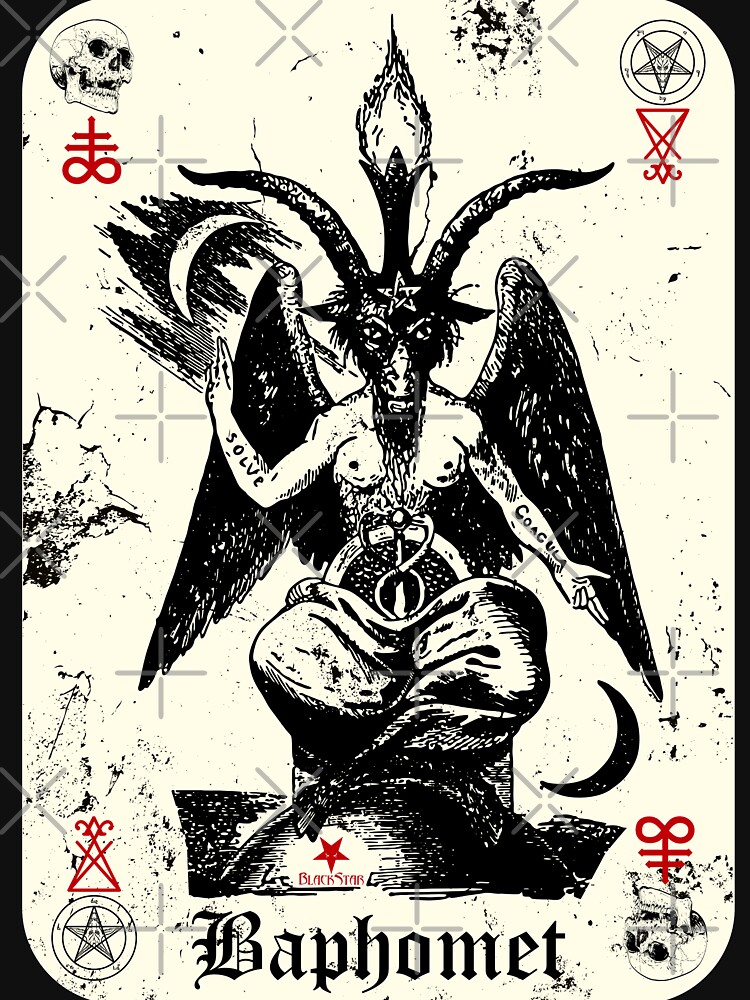 "Baphomet Deck Card Game" T-shirt for Sale by WillianRosa | Redbubble ...