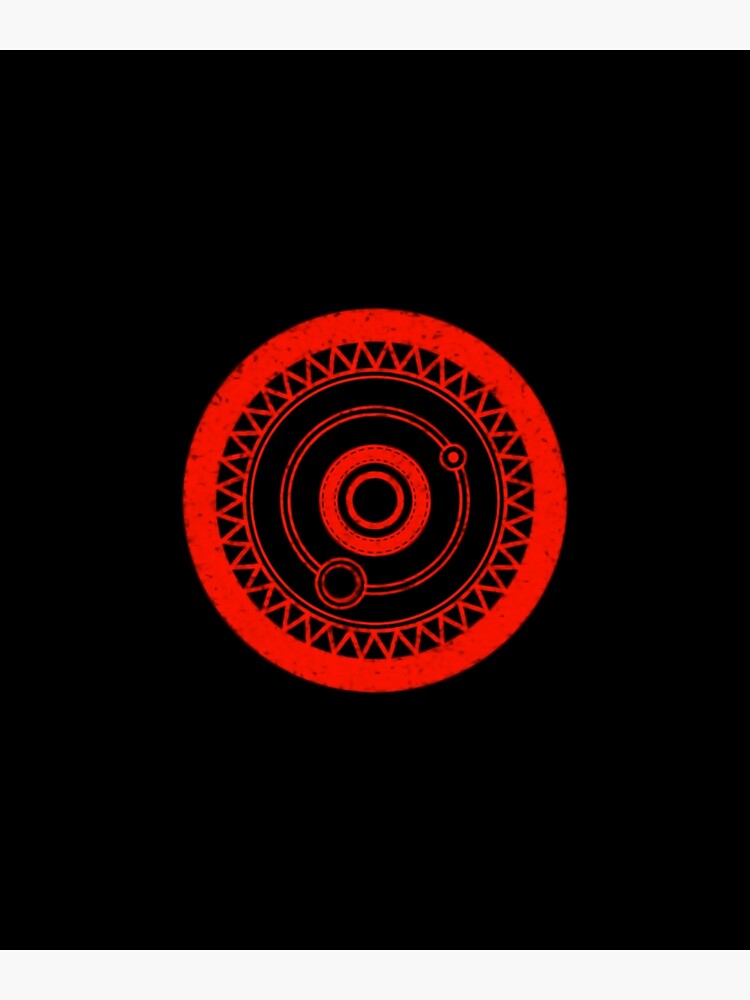 "Magic Circle Red" Poster for Sale by Yagamioflight | Redbubble