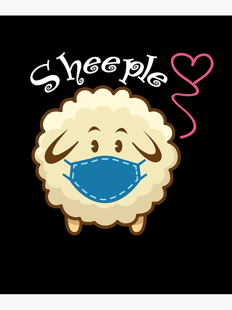 "Masked Sheep,Covid Sheep" Poster for Sale by omarDesign | Redbubble