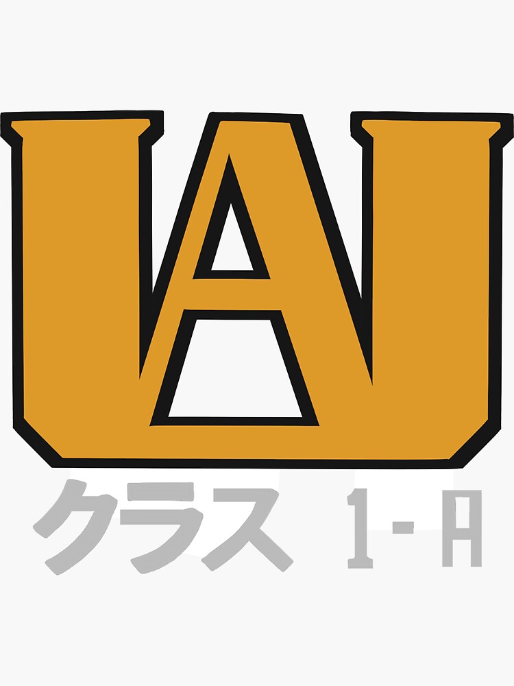 "UA High School Logo - Denki Inspired" Sticker for Sale by lauren ...