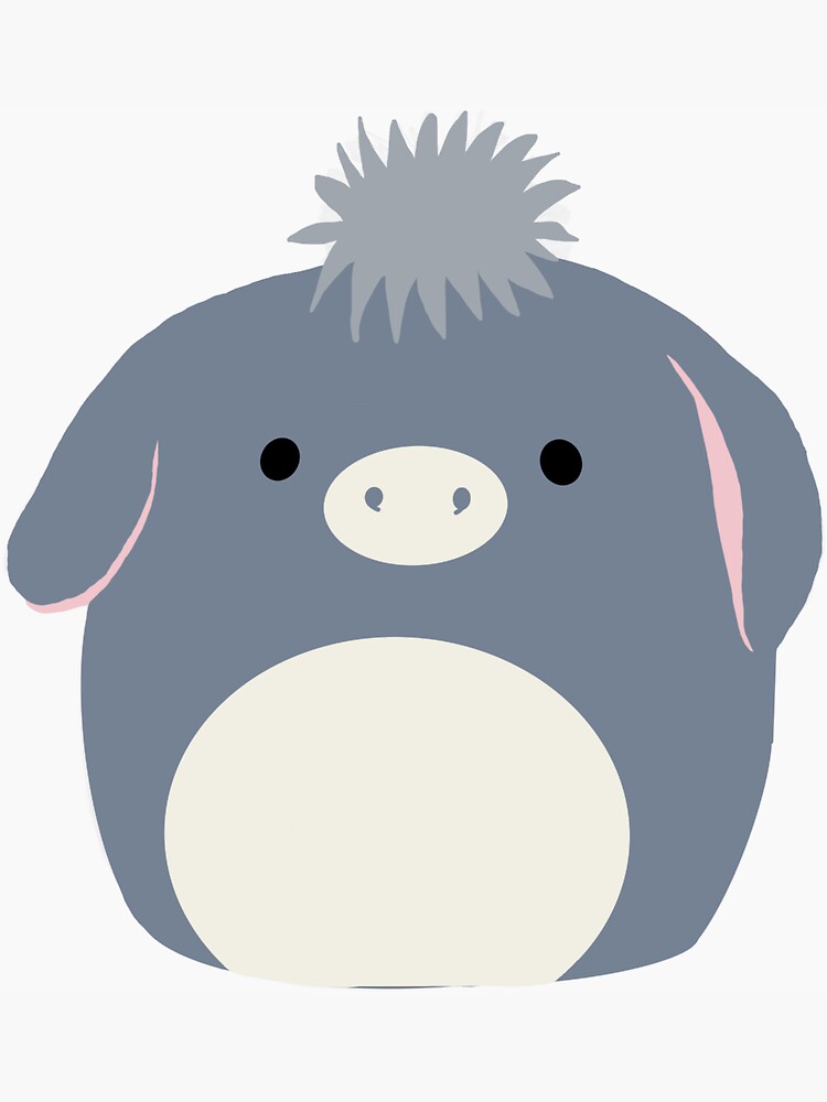 "Squishmallow Donkey (Jason)" Sticker for Sale by Maddieswecker13 ...