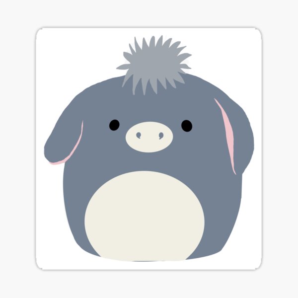 "Squishmallow Donkey (Jason)" Sticker for Sale by Maddieswecker13 ...