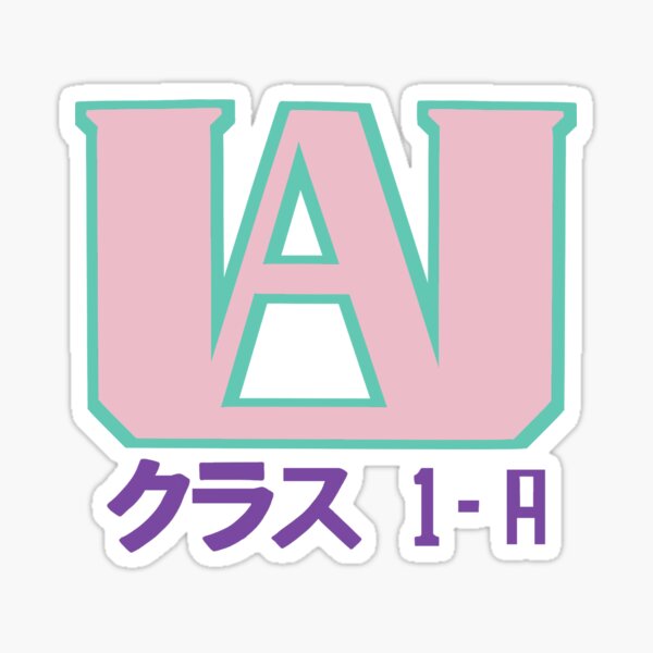 Pegatina «Logotipo de UA High School - Inspirado en Mina» de lauren ...