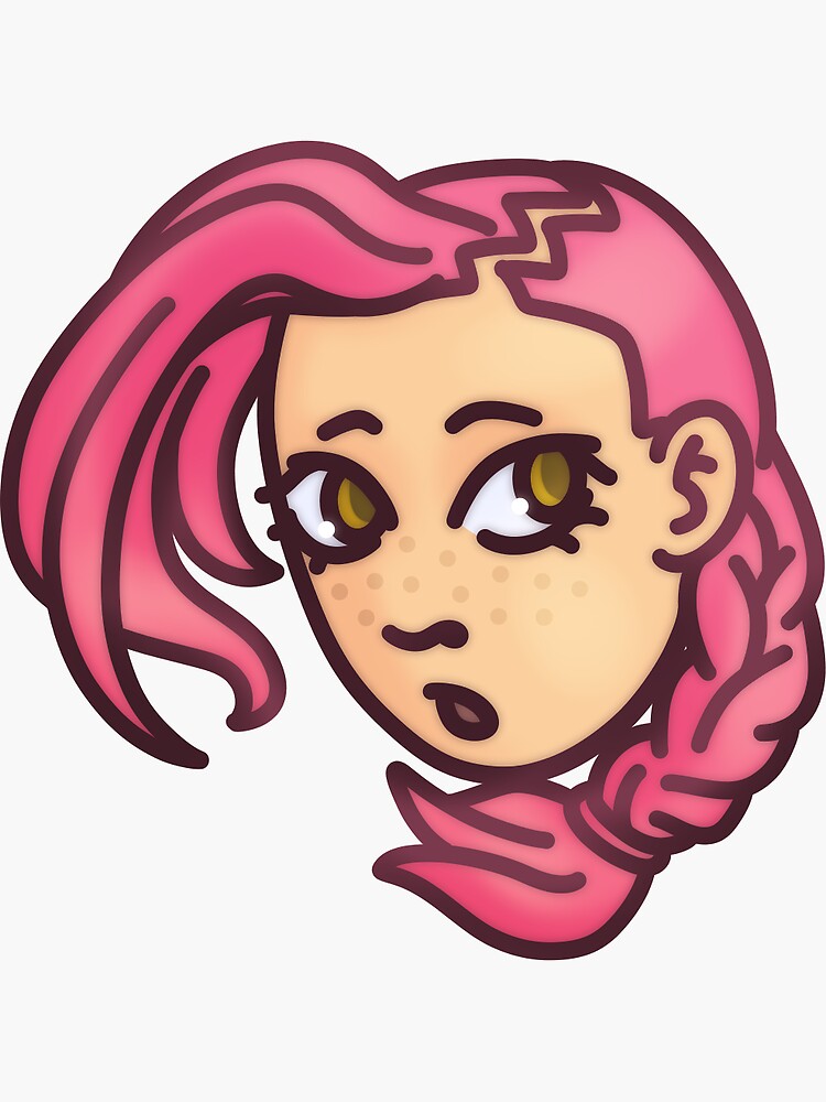 "Chibi Doppio" Sticker by KetrinKrueger | Redbubble