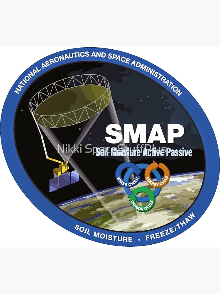 "Soil Moisture Active Passive (SMAP) Logo" Photographic Print by Spacestuffplus | Redbubble