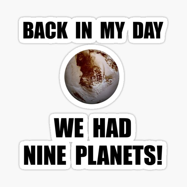 "Nine Planets" Sticker for Sale by TheBestStore | Redbubble