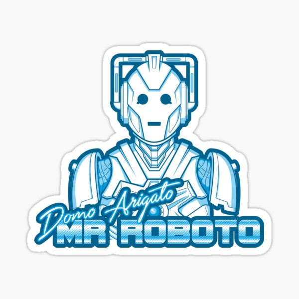 "Mr Roboto" Sticker for Sale by eXistenZ | Redbubble
