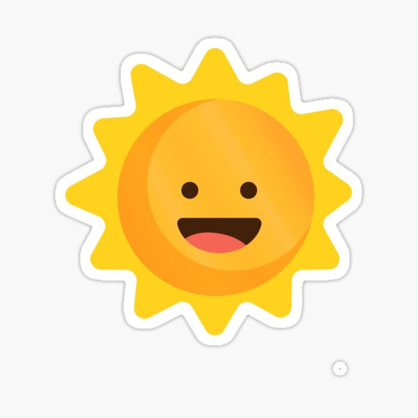 "Sunny Day" Sticker by adamnielsen | Redbubble