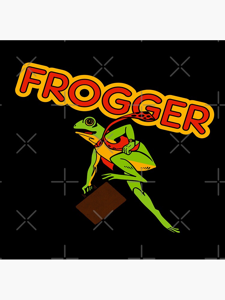 "Frogger Retro Arcade" Sticker for Sale by Walter73 | Redbubble