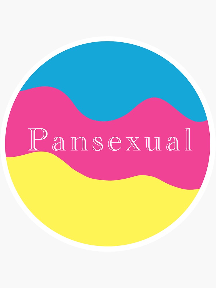"Pansexual" Sticker for Sale by roseforget | Redbubble