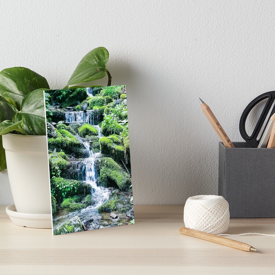 "Crystal Waterfalls " Art Board Print by AnnCreative | Redbubble