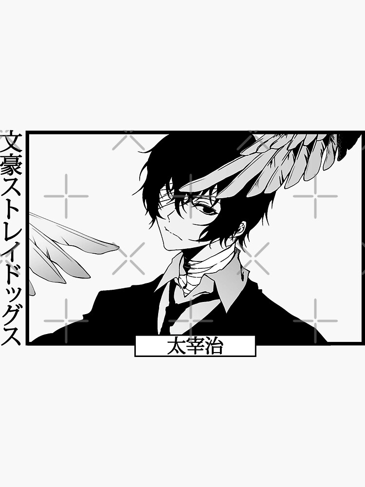 "Dazai Osamu, Bungou Stray Dogs" Sticker for Sale by YALPOShop | Redbubble
