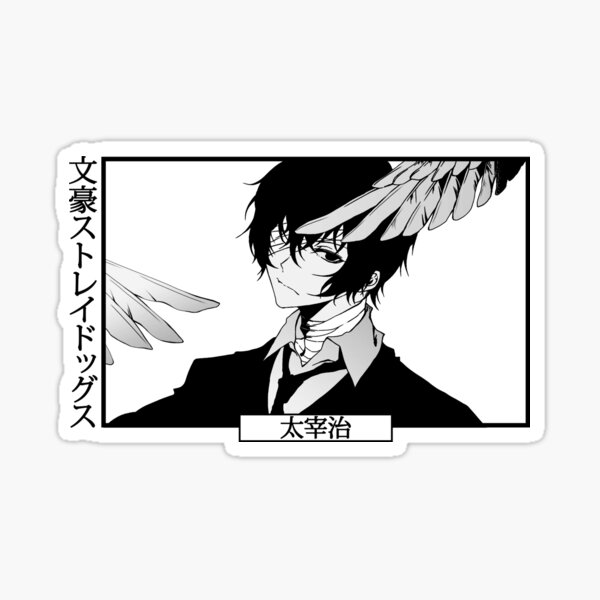 "Dazai Osamu, Bungou Stray Dogs" Sticker for Sale by YALPOShop | Redbubble
