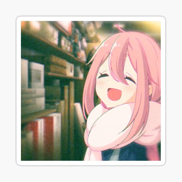 "Nadeshiko : Yuru Camp" Sticker for Sale by SwampySoup | Redbubble