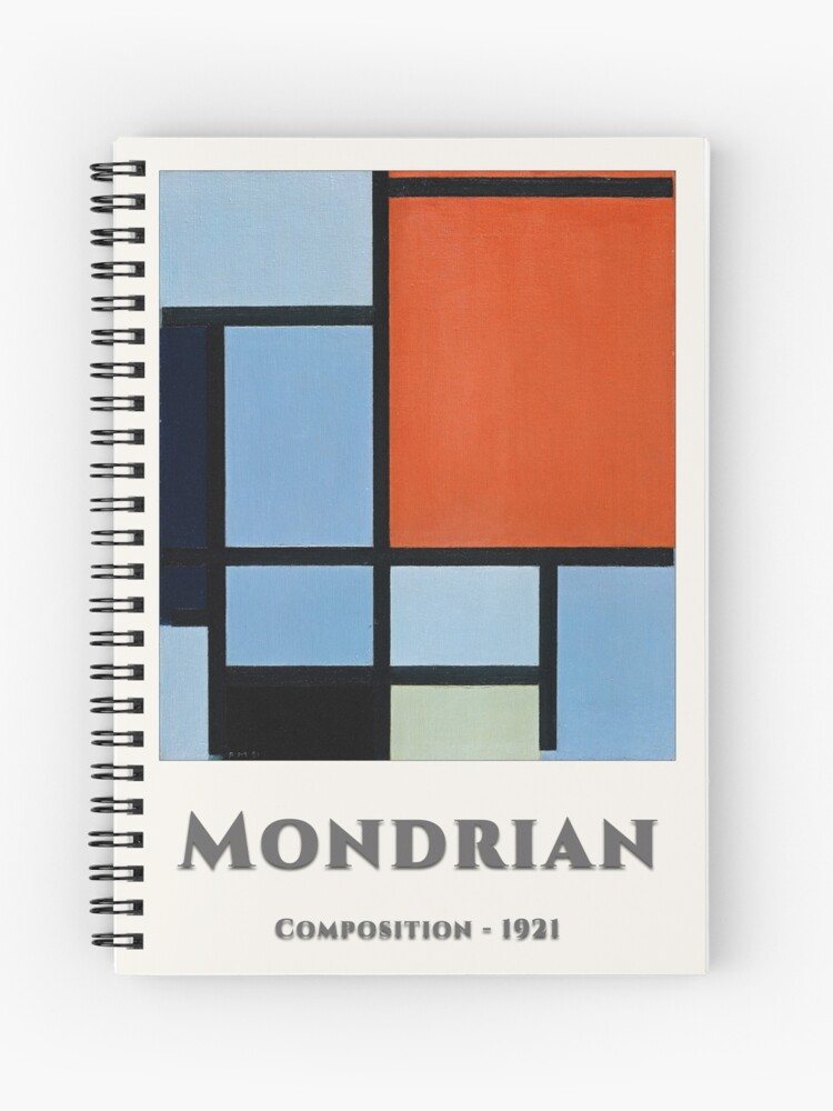 Composition De Mondrian 1921 Composition With Large Blue Plane, Red,