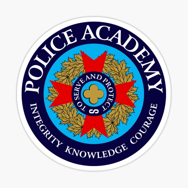 "Police Academy Seal (Police Academy)" Sticker for Sale by Bloxworth ...