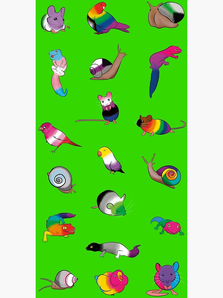 "Pride animals!" Poster by Oni4219 | Redbubble